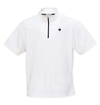 大きいサイズ LE COQ SPORTIF エコペットハーフジップ半袖シャツ 3L 4L 5L 6L MC852611-99623 ラッピング可 送料無料 即日発送