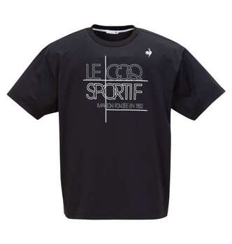 大きいサイズ LE COQ SPORTIF 接触冷感ストレッチグラフィック半袖Tシャツ 3L 4L 5L 6L MC852602-99629 ラッピング可 送料無料 即日発送