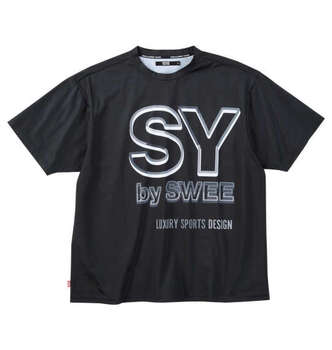 大きいサイズ SY32 by SWEET YEARS ネオンビッグロゴ半袖Tシャツ 3L 4L 5L 6L MC852412-00804 ラッピング可 送料無料 即日発送