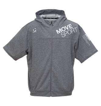 大きいサイズ MOVESPORT SUNSCREEN半袖フルジップパーカー 3L 4L 5L 6L MC852323-02190 ラッピング可 送料無料 即日発送