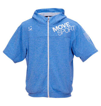 大きいサイズ MOVESPORT SUNSCREEN半袖フルジップパーカー 3L 4L 5L 6L MC852324-02191 ラッピング可 送料無料 即日発送