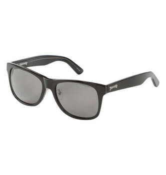 大きいサイズ THRASHER ビッグサイズ偏光レンズサングラス 4L ブラック×スモーク ラッピング可 送料無料 即日発送