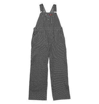 大きいサイズ DICKIES 83297ビブオーバーオール 38 40 42 44 46 48 50 ヒッコリーストライプ ラッピング可 送料無料 即日発送