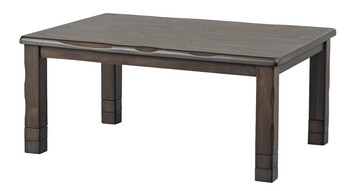 天板のなぐりが特徴的な和モダンスタイルのこたつ 幅105コタツ　Lむさし3　2025年新作 送料無料