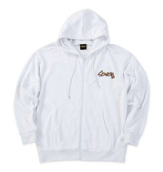 大きいサイズ SEVEN2 裏毛フルジップパーカー 3L 4L 5L 6L 8L ホワイト ラッピング可 送料無料 即日発送