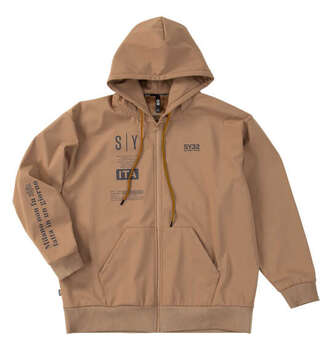 大きいサイズ SY32 by SWEET YEARS 3レイヤーフリースライニングフルジップパーカー 3L 4L 5L 6L ベージュ ラッピング可 送料無料 即日発送