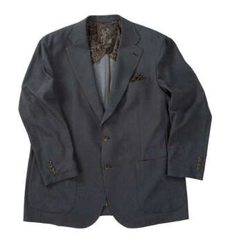 大きいサイズ MANCHES マルーデライトデニムスーツ 3L 4L 5L 6L グレー ラッピング可 送料無料 即日発送