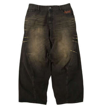 大きいサイズ SEQUENZ ウォッシュドデニムパンツ 3L 4L 5L 6L ブラック ラッピング可 送料無料 即日発送