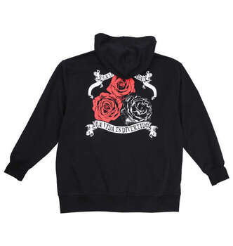 大きいサイズ 新日本プロレス エル デスペラード LA LUCHA ES LA VIDA フルジップパーカー 3L 4L 5L 6L 8L ブラック ラッピング可 送料無料 即日発送