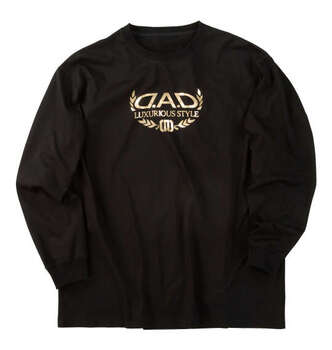大きいサイズ D.A.D 長袖Tシャツ 3L 4L 5L 6L 7L 8L ブラック ラッピング可 送料無料 即日発送