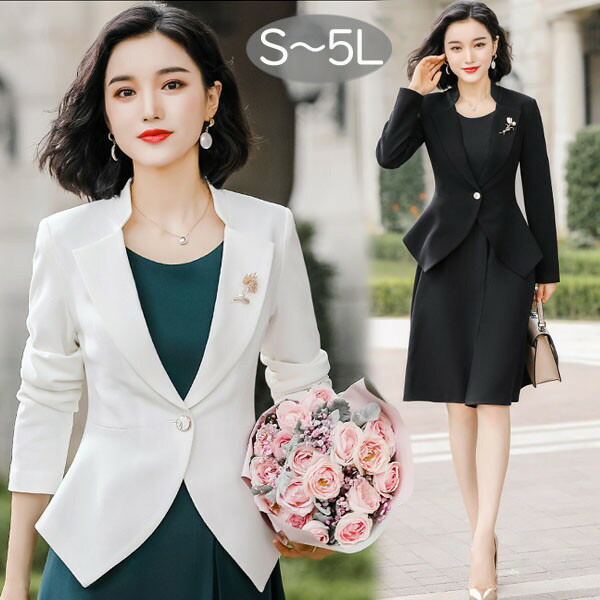 ワンピーススーツ レディース 事務服 就職活動 面接 仕事着 ビジネス 制服レディースファッション スーツ セットアップ ワンピーススーツ