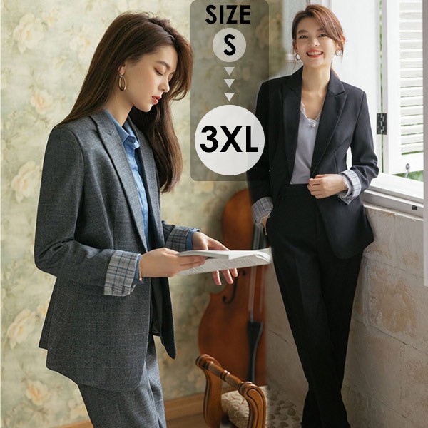 レディース スーツ ビジネス ママ 母親 パンツスーツ 就職活動 面接 仕事着 入園式 入学式 卒業式