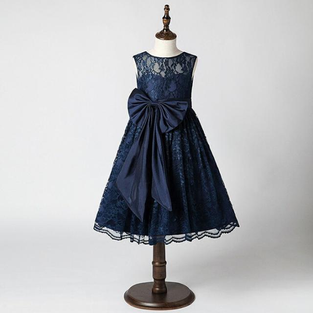 ピアノ発表会 ドレス ロング丈 ファスナー 子供ドレス ワンピース お姫様 フォーマル キッズドレス