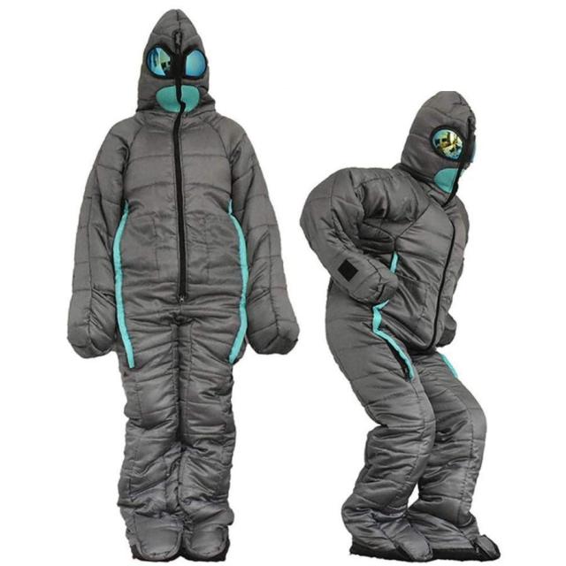 異星人寝袋 封筒型 シュラフ 人型寝袋 着る寝袋 大人用 全身用寝スポーツ アウトドア アウトドア アウトドア用寝具 寝袋 シュラフ