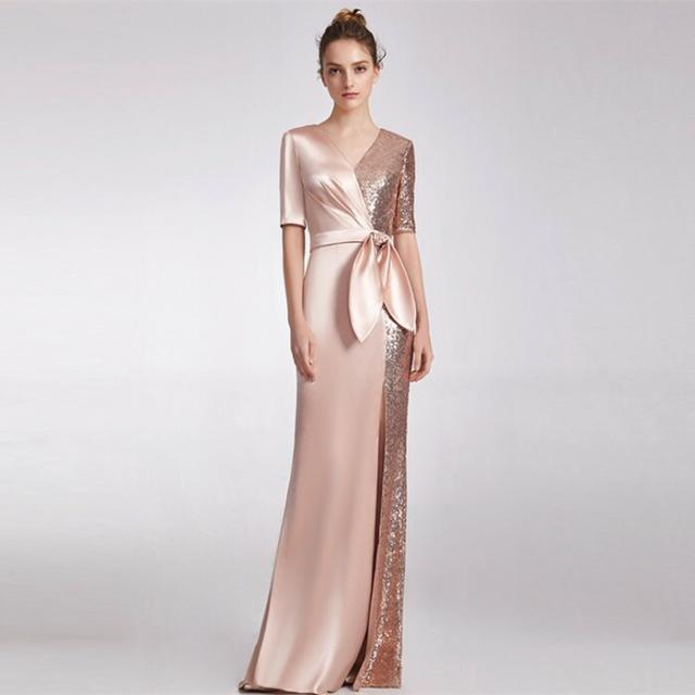 カラードレス ロングドレス 半袖 演奏会用ドレス 演奏会 ピアノ 発表会 パーティードレス 二次会 結婚式 花嫁 大きいサイズ ドレス 大人 ステージ衣装 ワンピース 舞台衣装 コンサート花嫁 披露宴