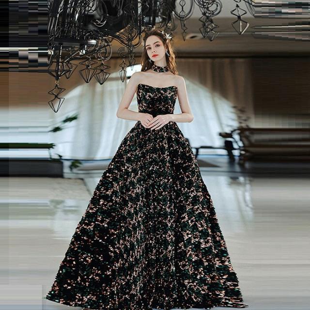 カラードレス ロングドレス 演奏会用ドレス 演奏会 ピアノ 発表会 パーティードレス 二次会 結婚式 花嫁 大きいサイズ ドレス 大人 ステージ衣装 ワンピース 舞台衣装 コンサート花嫁 披露宴 女性