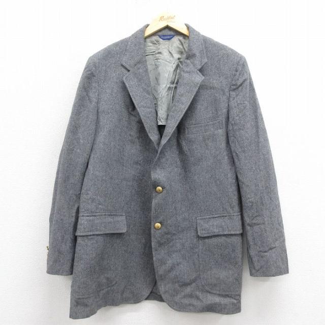 古着 ペンドルトン PENDLETON 長袖 テーラード ジャケット メンズ 80年代 80s USA製 グレー Lサイズ 中古 アウター 中古 古着