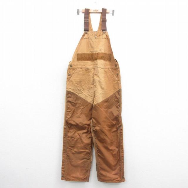 古着 カーハート Carhartt オーバーオール メンズ ダック地 大きいサイズ 茶他 ブラウン spe W40 中古 ボトムス 中古 古着