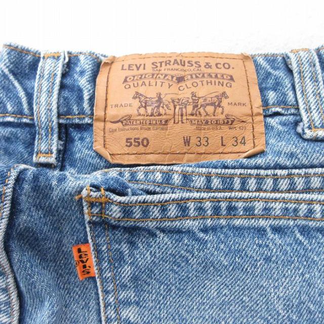 古着 ジーンズ Levis リーバイス 550 メンズ 90年代 90s テーパード