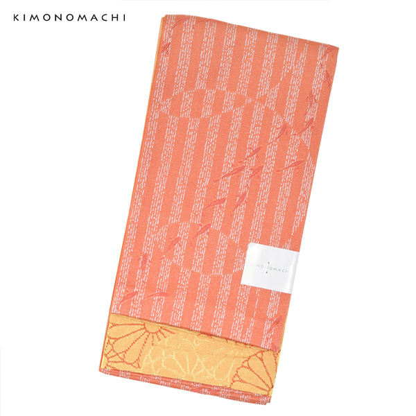 KIMONOMACHI 浴衣セット「赤色金魚」浴衣、浴衣帯 S、F、TL、LL 京都