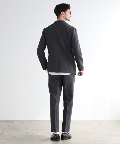 スプートニクス（SPUTNICKS）/LANATEC(R) ウォッシャブルセットアップ　テーラードジャケット＆イージーパンツ スプートニクス（SPUTNICKS）/LANATEC(R) ウォッシャブルセットアップ