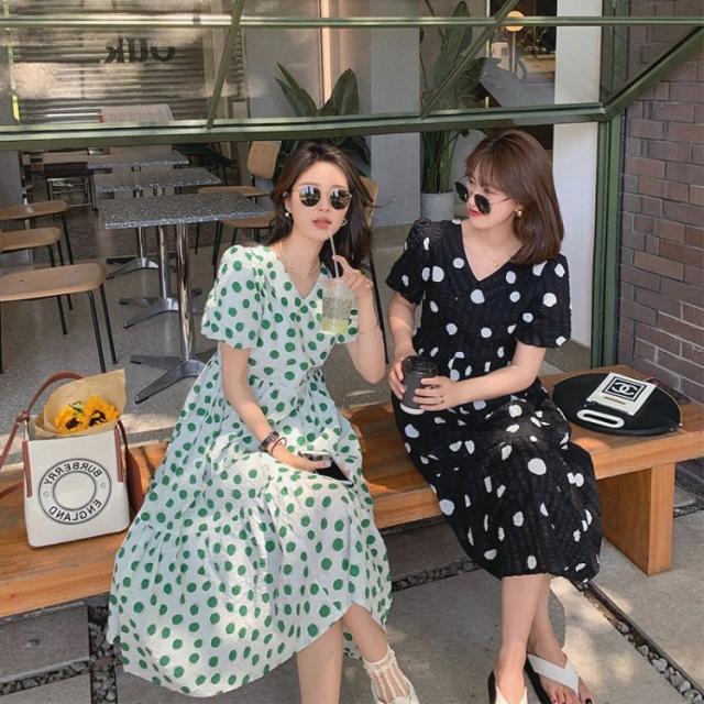 ワンピース レディース ワンピース キレイめ 膝丈ワンピース 夏 半袖