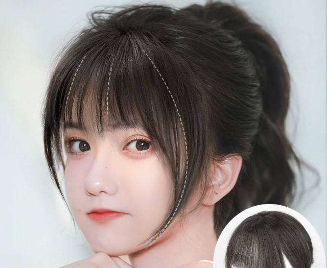 前髪ウィッグ 前髪 ウィッグ 選べる2タイプ ワンタッチ エクステ