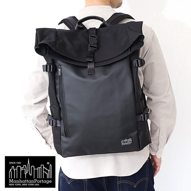 ポイント10% マンハッタンポーテージ ブラックレーベル ノートン バックパック A4 A3 15.6inch 15.6インチ ノートPC収納 Manhattan Portage MP1261BL-BB