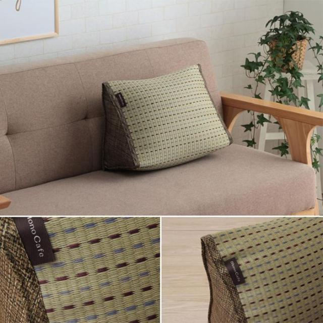 KOBA-GUARD 制菌 抗菌防臭 消臭 い草 ゆったりクッション 約40×30×20cm ブラウン 7559249 【北海道・沖縄・離島 ...