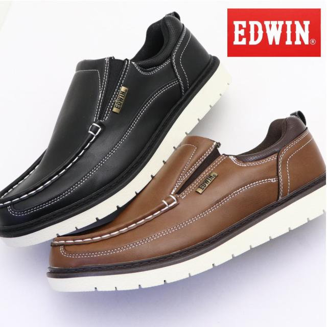 メンズ 撥水 防滑 カジュアルシューズ スリッポン スニーカー EDWIN エドウィン No.7381の通販はau PAY マーケット - 靴のAIKA | au PAY マーケット－通販サイト