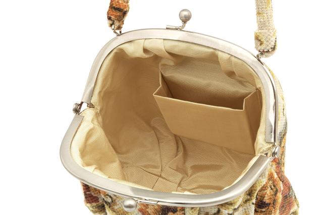 卒業式 バッグ 袴 成人式 単品 振袖用 卒業式 袴用 ベージュ 花唐草