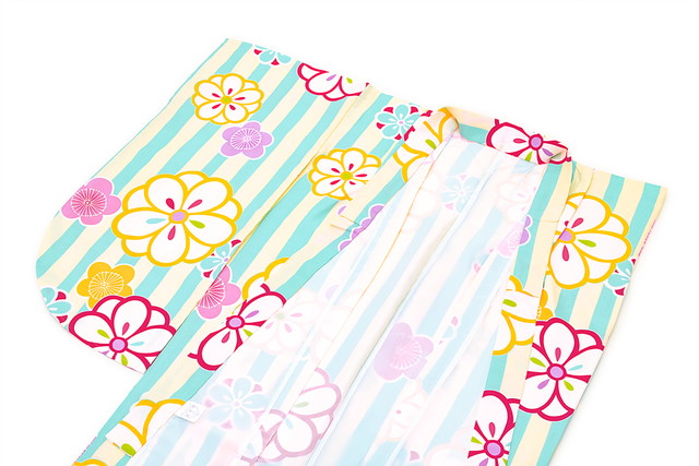 卒業式 女の子 小学校 袴用二尺袖着物 bonheur saisons レトロモダン