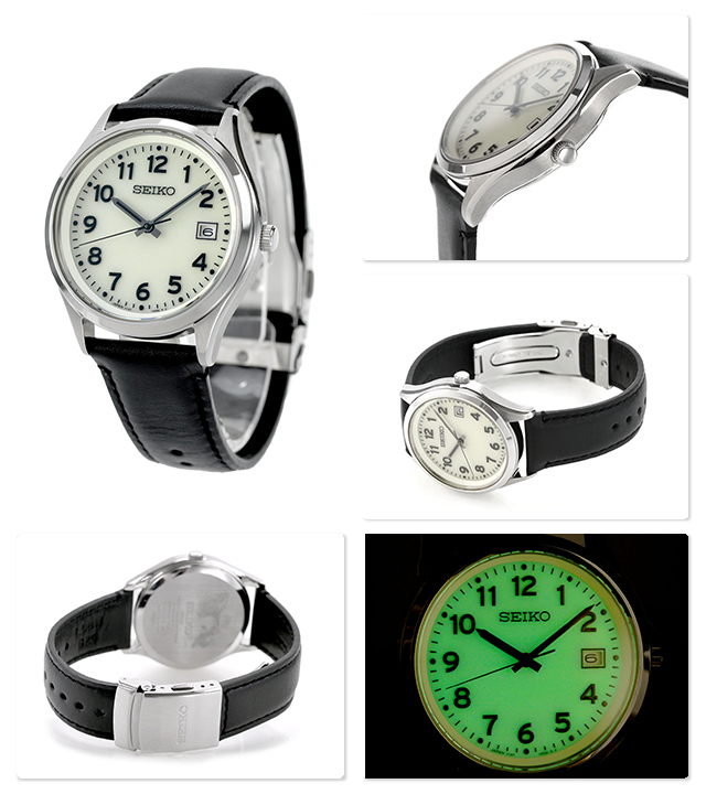 セイコーセレクション アラビア Sシリーズ ソーラー 腕時計 ブランド メンズ 見やすい 数字だけ 数字大きい SEIKO SELECTION SBPX157 アナログ 全面ルミブライド ...
