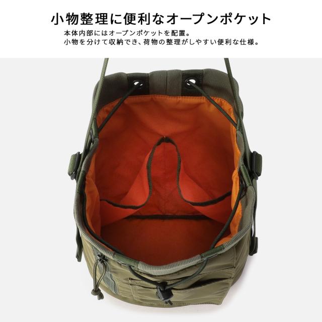 商品レビューで+5%｜ブリーフィング フィム ショルダーバッグ 巾着型 11.2L 撥水 日本製 ブランド ミリタリー BRIEFING FIME BRA253L54