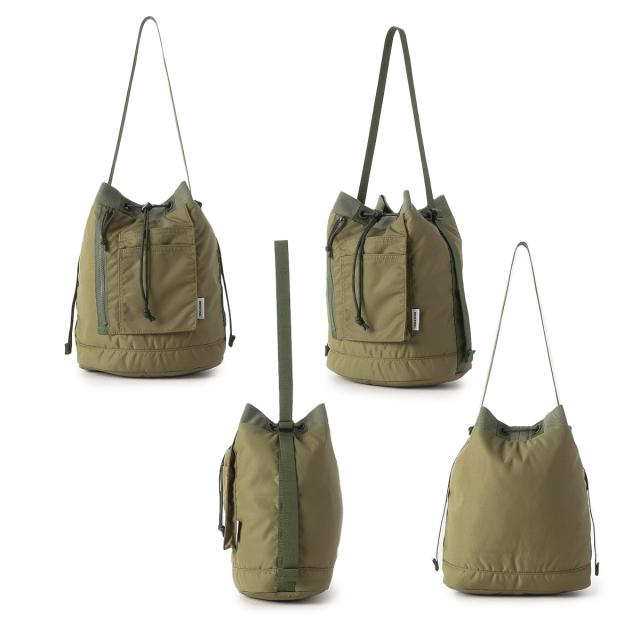 商品レビューで+5%｜ブリーフィング フィム ショルダーバッグ 巾着型 11.2L 撥水 日本製 ブランド ミリタリー BRIEFING FIME BRA253L54