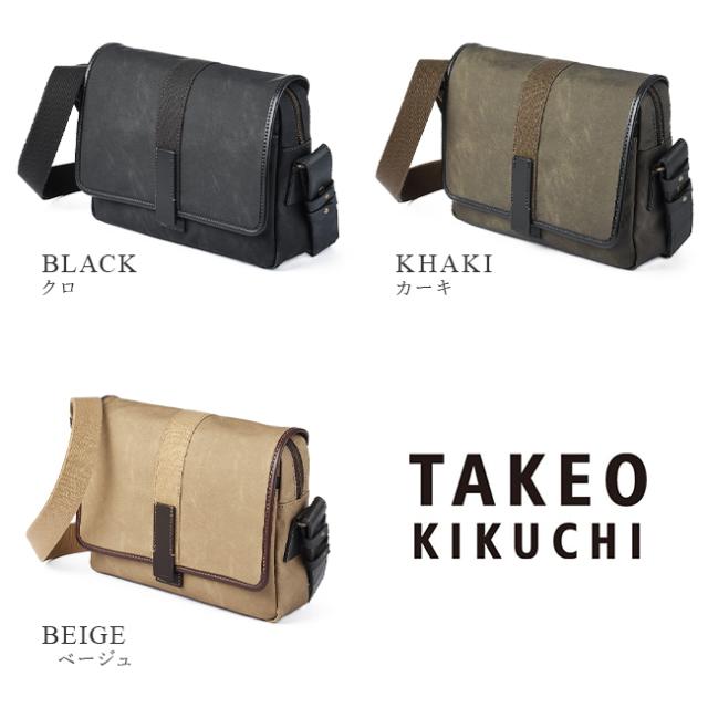 商品レビューで+5%｜タケオキクチ ショルダーバッグ メンズ ブランド 大きめ 大容量 斜めがけ 日本製 TAKEO KIKUCHI ...