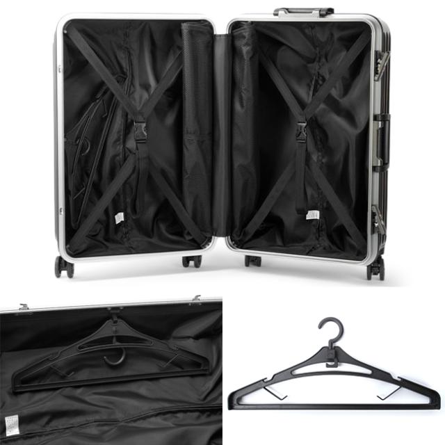 商品レビューで+5%｜ワイズリー スーツケース Mサイズ 60L 軽量 中型