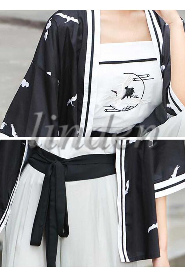 新元号 令和 記念 漢服 唐装 普段着漢元素刺繍 ズボン 女性 女の子