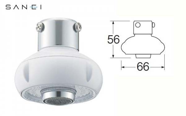 三栄水栓 SANEI 元口付切替シャワー PM252-10【送料無料】の通販はau PAY マーケット - A-life Shop | au PAY マーケット－通販サイト