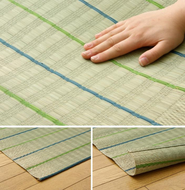 純国産 い草のシーツ(寝ござ) 『葉月』 ブルー シングル 約88×180cm 7418909【メーカー直送】代引き・銀行振込前払い・同梱不可の通販はau PAY マーケット - 3000円 ...