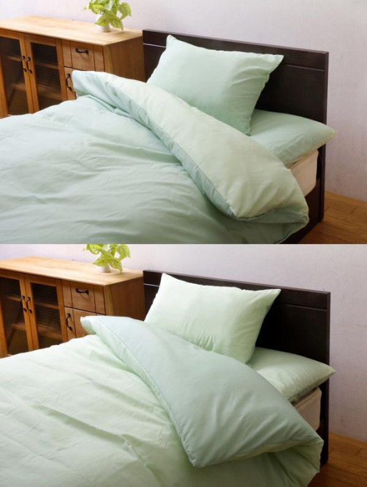 布団カバー 3点セット リバーシブル 『リバSカバー3点IT』 グリーン/ライトグリーン シングルロング 9803105 |b03の通販はau PAY マーケット - パンダファミリー｜商品 ...