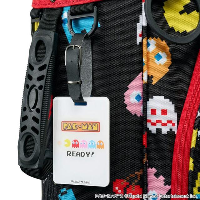 パックマン OCB0009 カートバッグ レッド 9.5型 2.6kg スタンド式 5分割 47インチ対応 バンダイ ナムコ 公式 ゲーム キャラクター  PAC-MAN BANDAI NAMCO  ゴルフバッグ  カート式  キャディバッグ