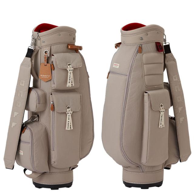 【レディース】オノフ OB0722  （サンドベージュ）カート型 キャディバッグ Caddie Bag 8.5型 2.5kg 46インチ対応 ONOFF 10p