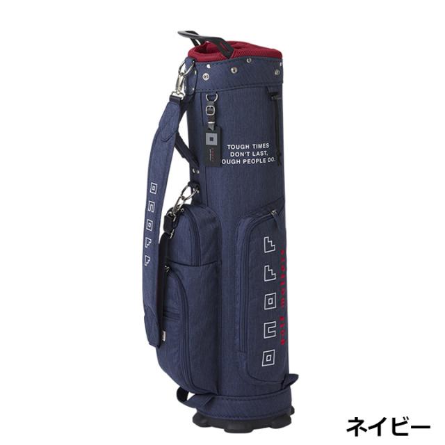 オノフ OB1225-04 軽量 キャディバッグ 小型 Caddie Bag 7型 2.1kg 47インチ対応 5分割 ネイビー 杢調 ONOFF 即納