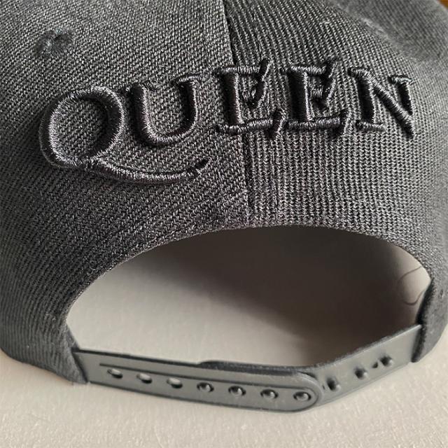 QUEEN クィーン キャップ CAP ロックバンド ベロマーク フレディ・マーキュリー ロゴ刺繍 ベースボールキャップ CAP 帽子 ...
