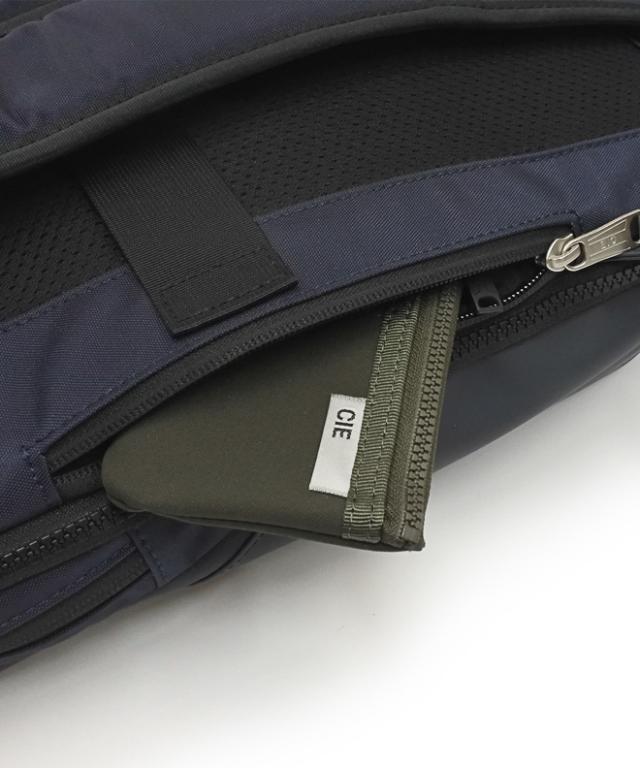 CIE シー VARIOUS BACKPACK 02 -S-  ヴェアリアスバックパック リュック デイパック バッグ カバン ビジネス 通勤 メンズ レディース 防水 丈夫 軽量 黒 ブラック グレー ネイビー ベージュ シンプル おしゃれ