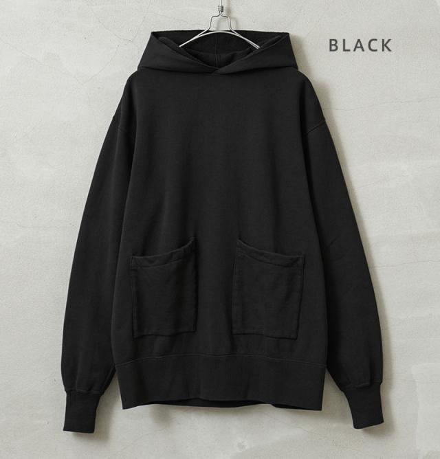 A.G.SPALDING&BROS エージースポルディング&ブロス SPL-AGS-251004 セパレートポケット スウェット パーカー 日本製【Cx】【T】｜メンズ アメカジ 裏毛 ミリタリー クロスネック フーディー 綿100% アズマ編み機 丸胴