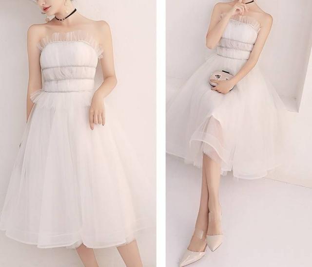 パーティードレス ウエディングドレス 春夏 結婚式 花嫁 マリアージュ