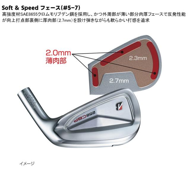 メーカーカスタムクラブ ブリヂストン 258CBP アイアン 5本セット(#6-PW) 右用 N.S.PRO ZELOS 8 スチールシャフト BRIDGESTONE GOLF 2025