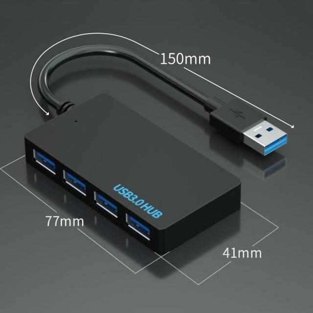 USB ハブ USB3 0 ハブ 3.0 USB ポート USB HUB 4ポート USB拡張 バスパワー 5Gbps高速 小型 軽量 コンパクト 4in1 変換 アダプター MacBoの通販 ...